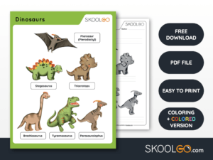 Dinosaurs - Free worksheet - SKOOLGO