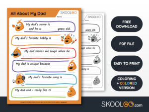 All About My Mom - Free Worksheet - SKOOLGO